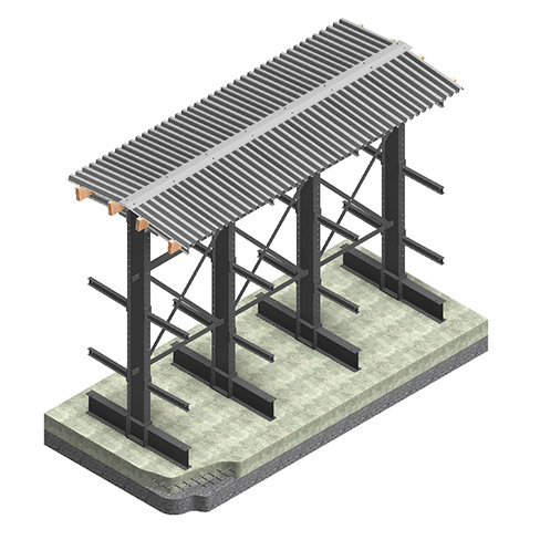 Cantilever Roof Structures - RACKsteel Storage Systems Ltd